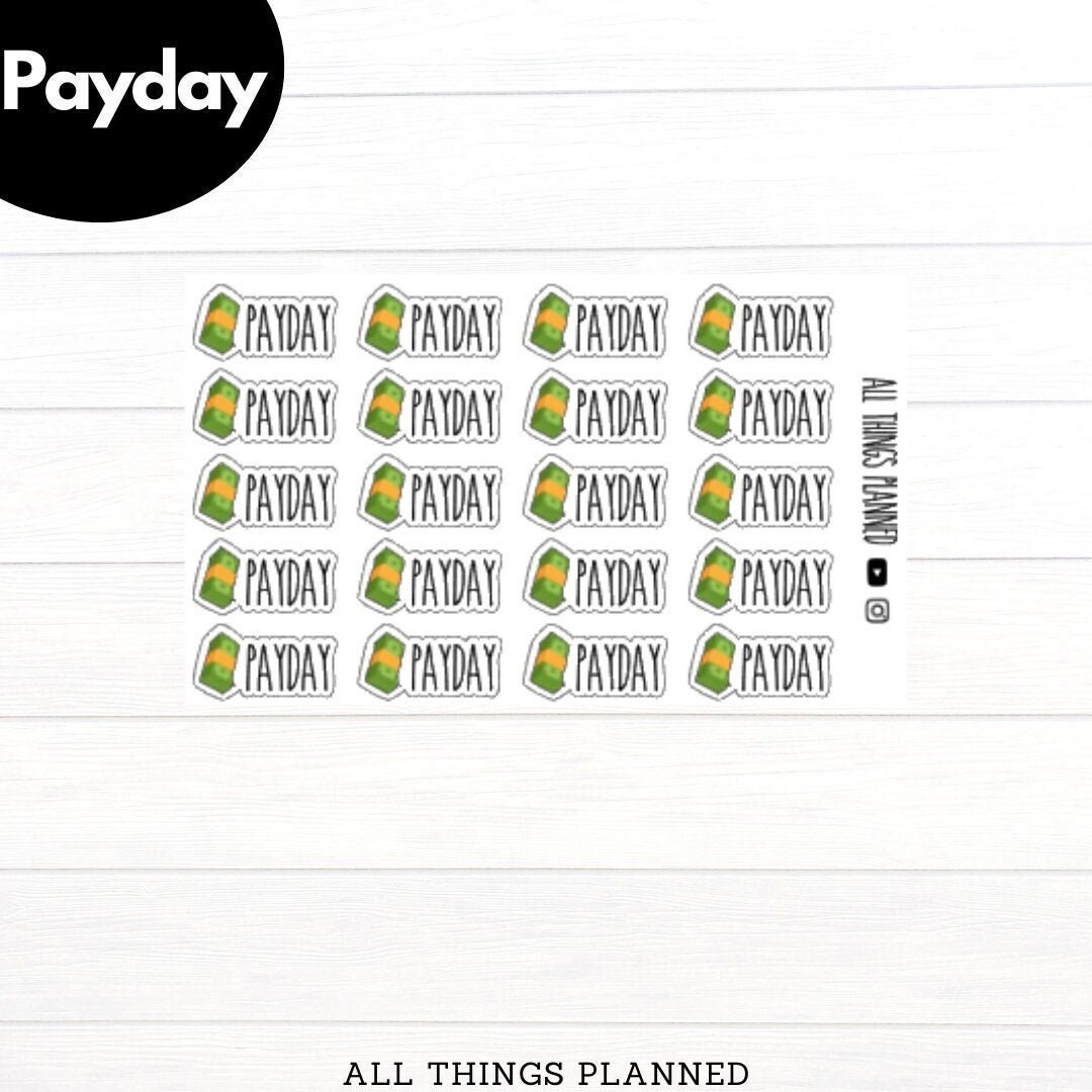 Payday | Budget Planner Stickers - Etsy
