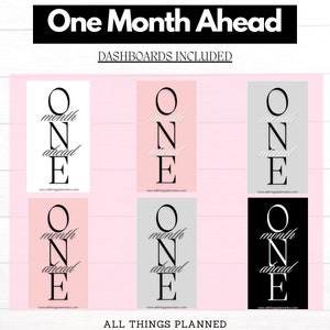 One Month Ahead PRINTABLE | One Month Ahead Tracker - Etsy