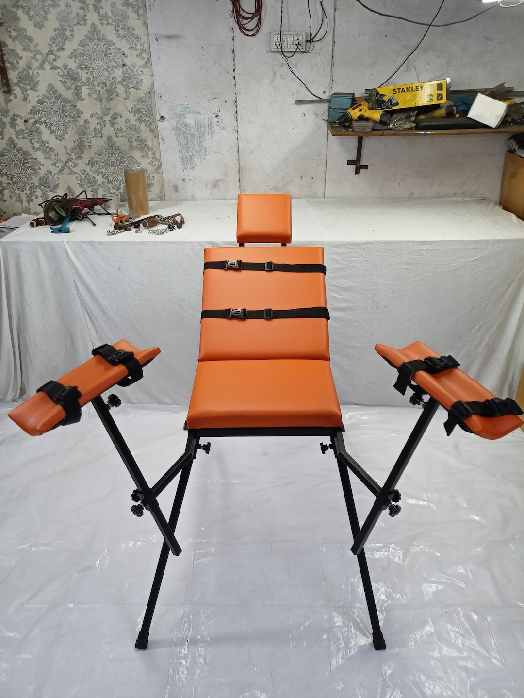 Mature / Bdsm Spanking Chair Orange Color - Etsy
