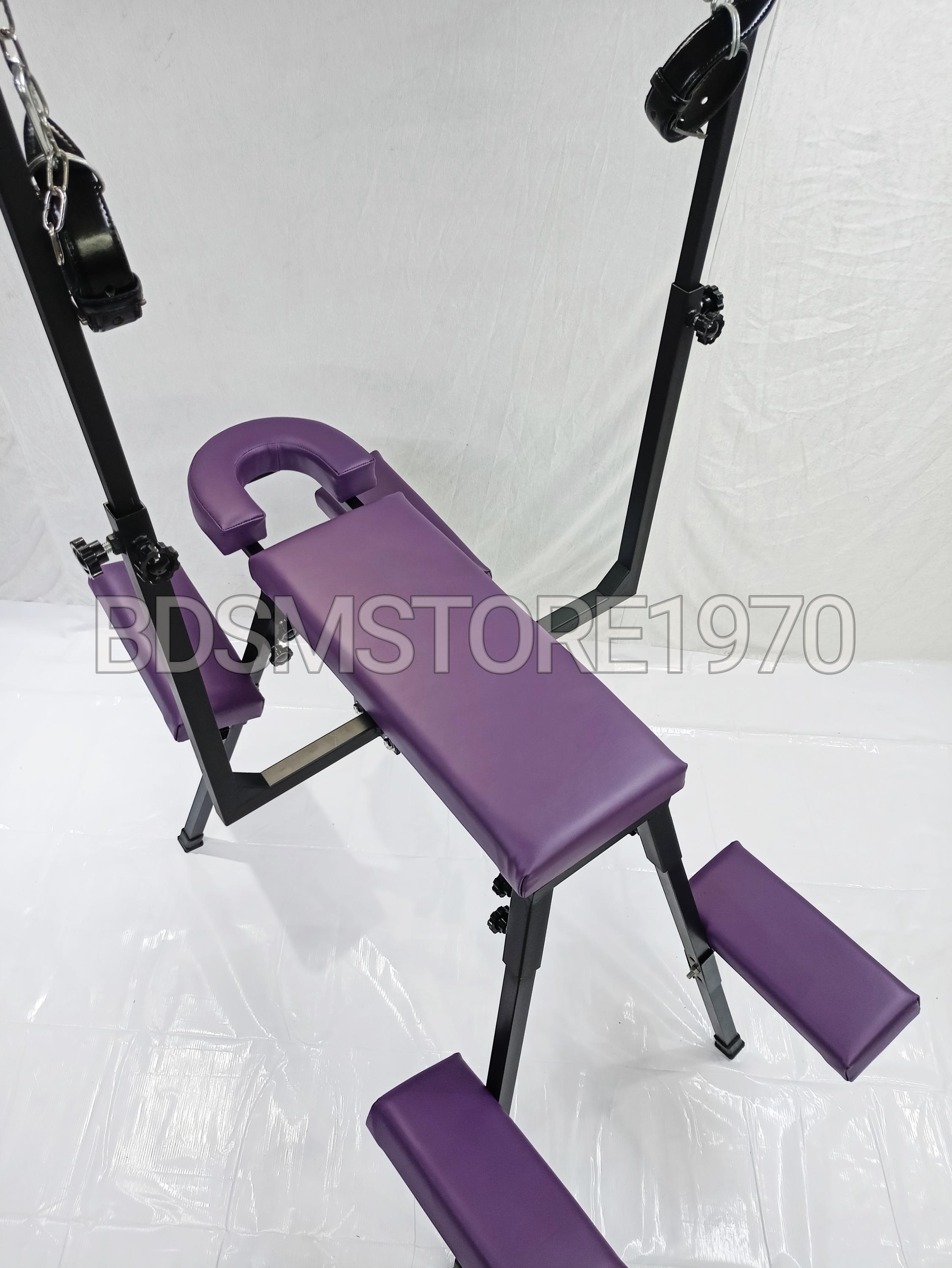 MATURE / Portable Bench Purple Color Spanking Dungeon Playroom ...
