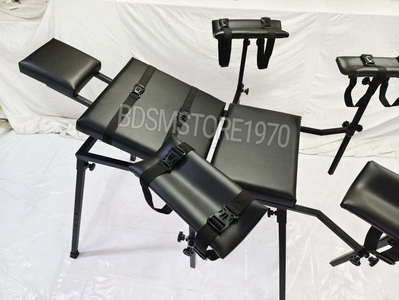 Mature / Bdsm Spanking Chair With Hand and Leg Supports Black Color ...