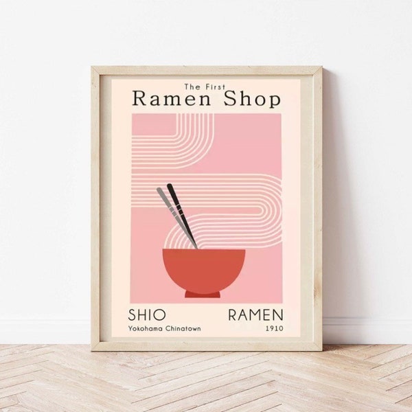 Ramen Poster Print - Etsy