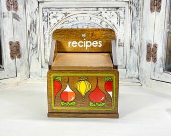 Retro Recipe Box | Etsy