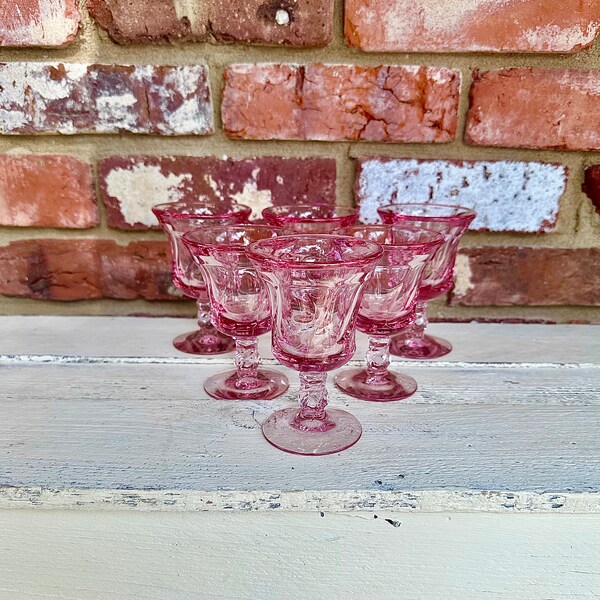 Pink Goblets - Etsy