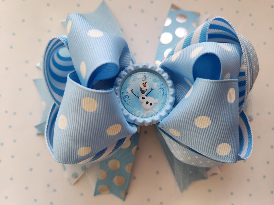 Olaf Hair Bow, Frozen Hair Bow - Etsy