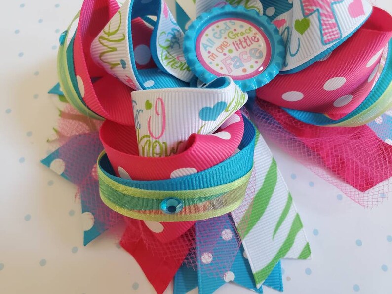 Christian Hair Bow Jesus Bow God Hair Bow Jesus Loves Me - Etsy