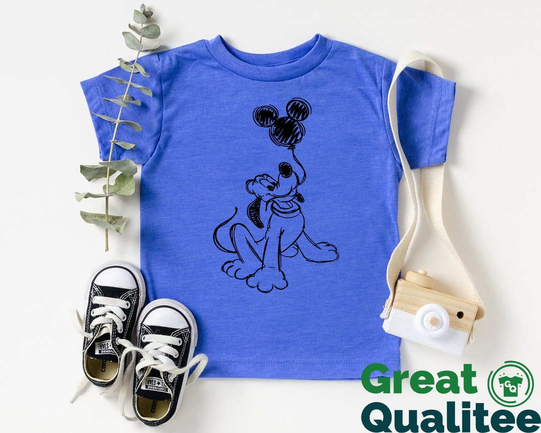Pluto Shirt, Disney Shirts, Magic Kingdom Shirt, Pluto With Balloon ...