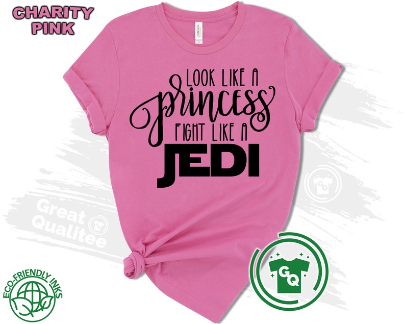 Look Like a Princess Fight Like a JEDI Disney Star Wars Women - Etsy