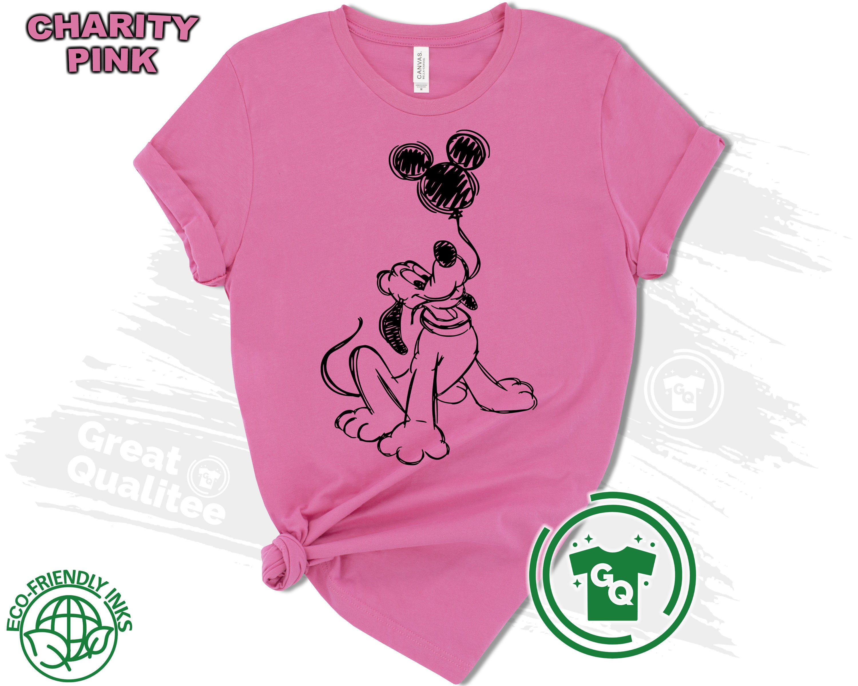 Pluto With Balloon Shirt Disney Shirts Magic Kingdom Shirt - Etsy
