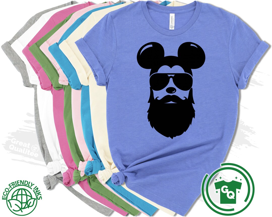 Mickey Beard Shirt Disney Shirt Men Disney Dad Disney Beard - Etsy