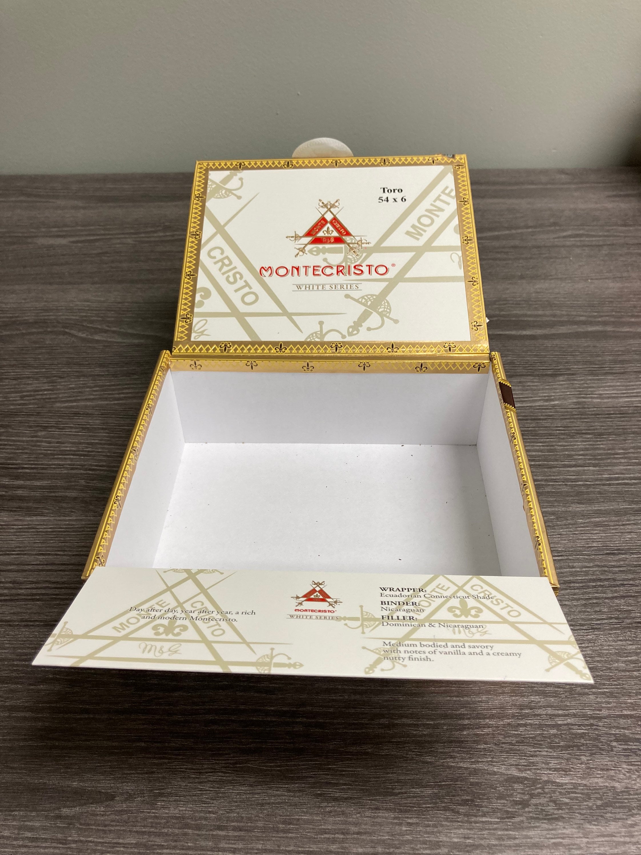 Monticristo White Series Cigar Box - Etsy