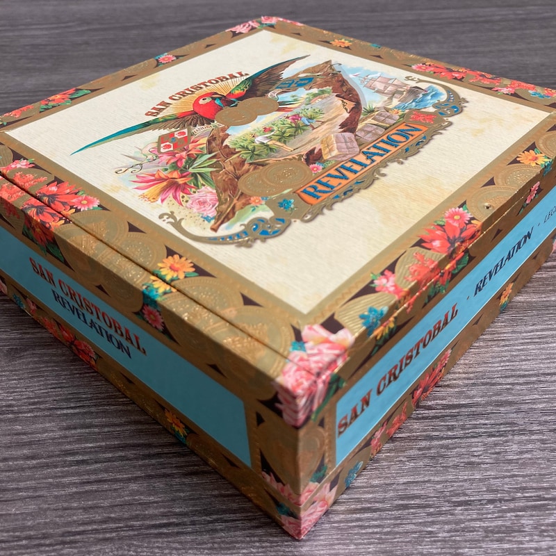 Decorated Cigar Box - Etsy