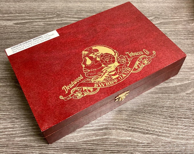 Deadwood “sweet Jane” Empty Cigar Box - Etsy