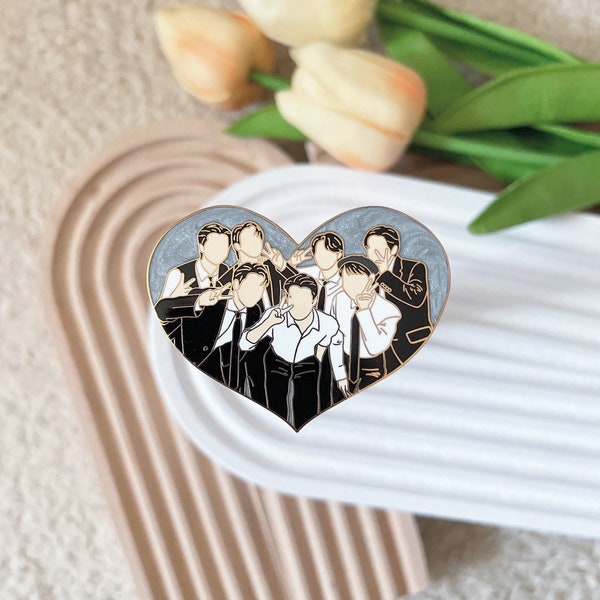 Bts Enamel Pin - Etsy