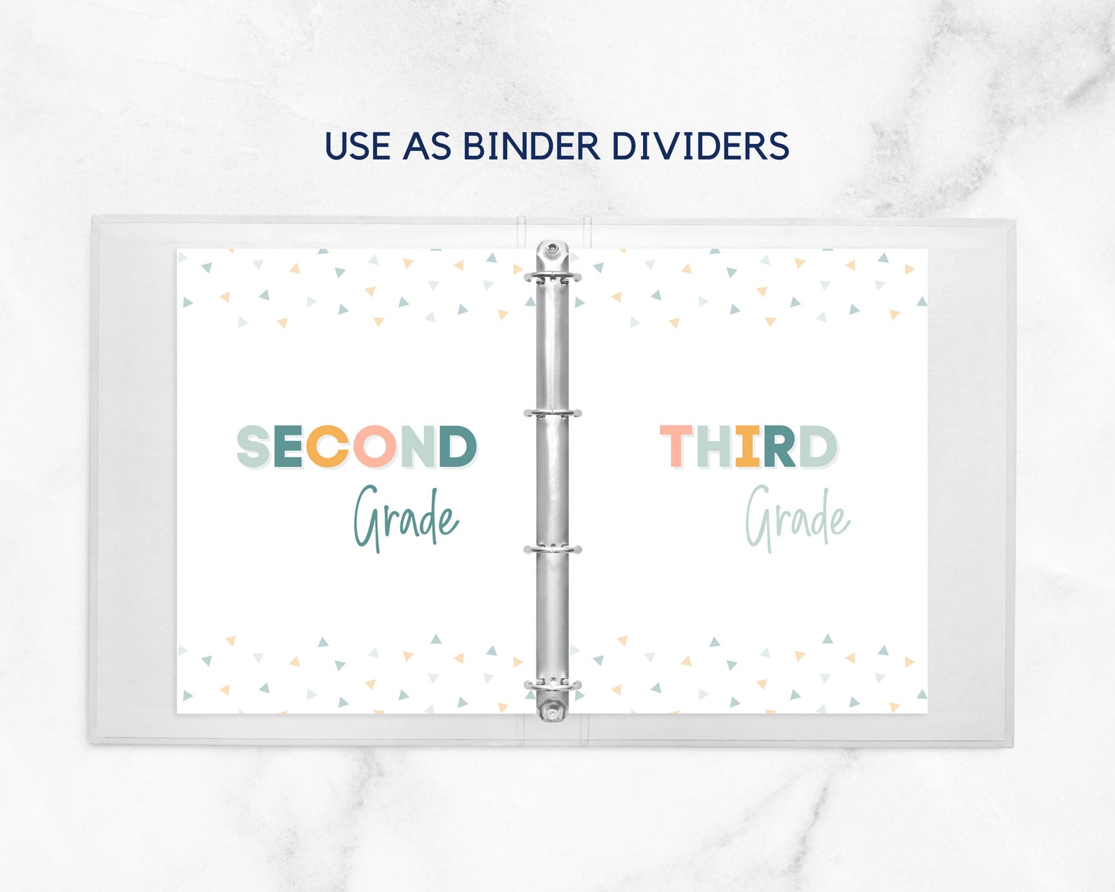 Grade Pages Binder Dividers School Grade Signs | Etsy