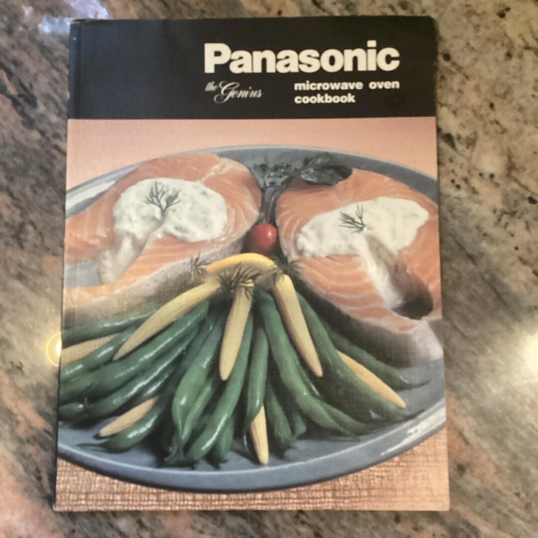 1988 PANASONIC the Genius MICROWAVE OVEN Cookbook - Etsy