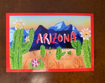 Arizona Postcard - Etsy