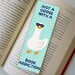 Silly Goose Digital Bookmarks | Cute Goose Reading Accessories | Book ...