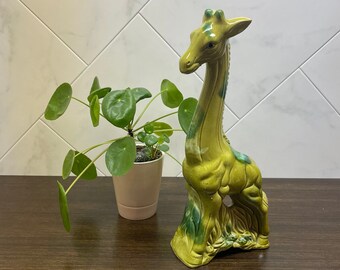 Ceramic Giraffe Figurine - Etsy