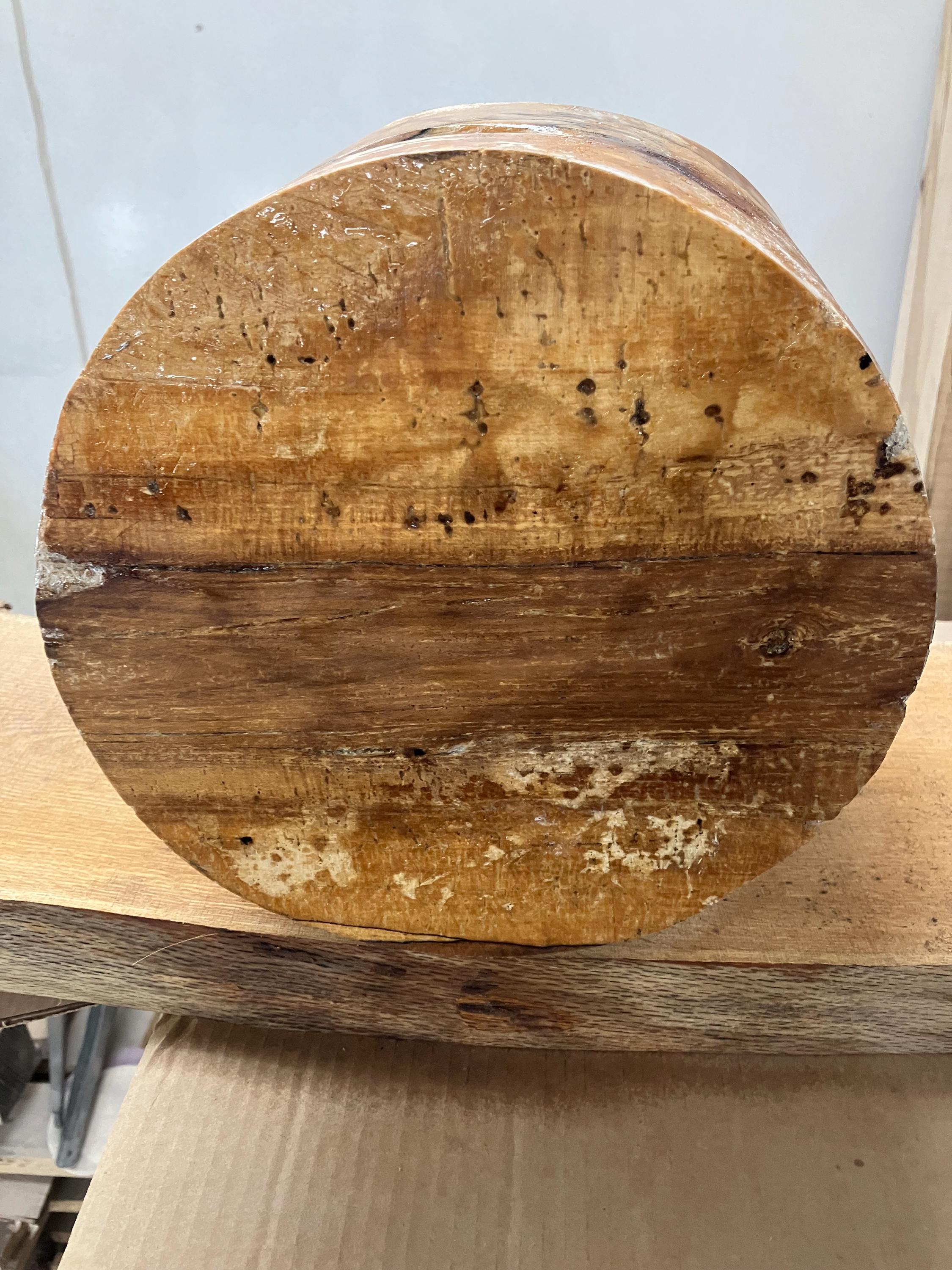 Huge, Spalted, Stabilized, Hard Maple Turning Block. Large Bowl Blank ...