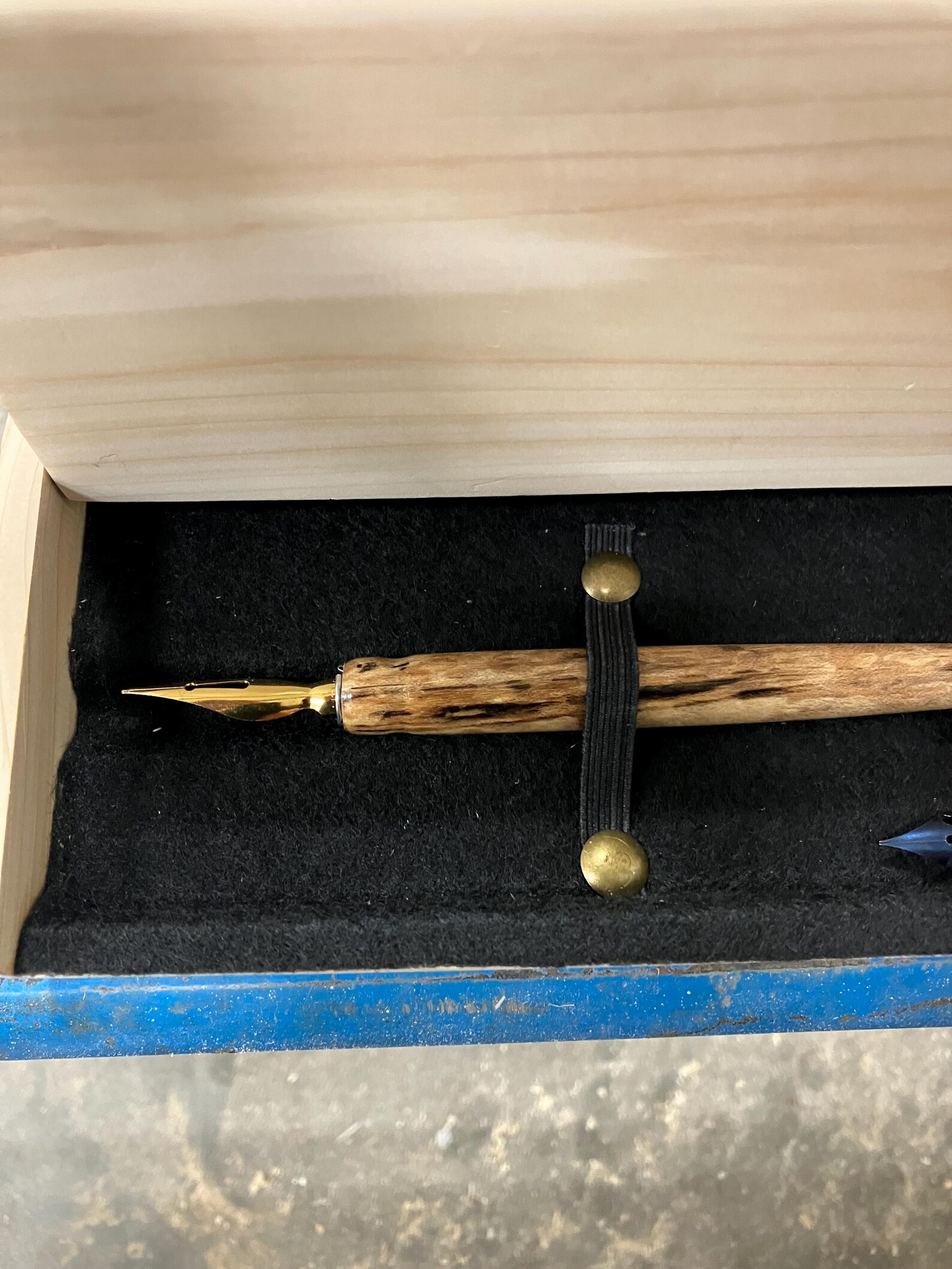 Beautiful, Stabilized, Spalted, Hard Maple Dip Pen, Custom Made Cedar ...