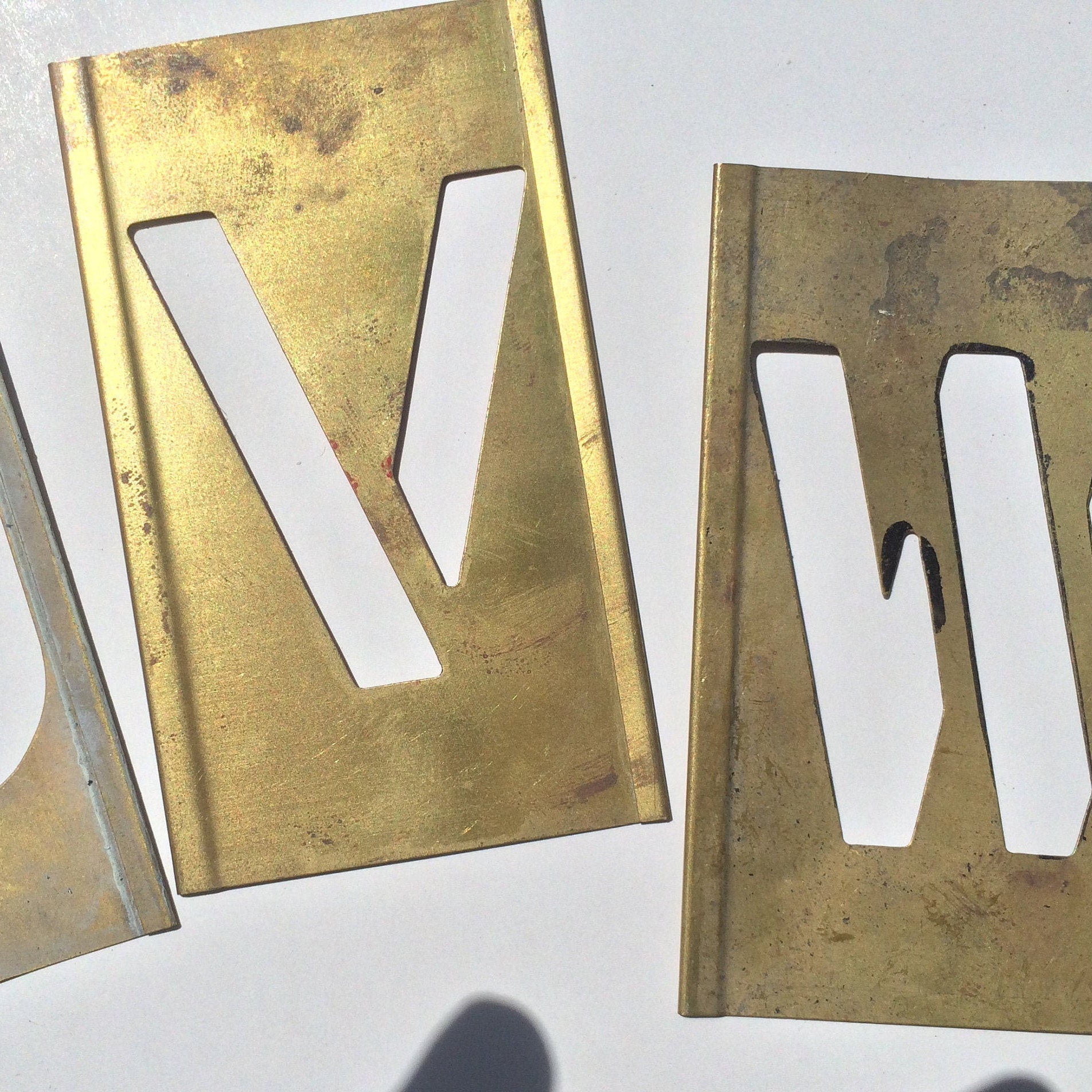 Vintage Metal Stencil Letters at Rick Scott blog