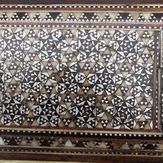 Antique Moroccan micro mosaic box-Vintage micro Mosai… - Gem
