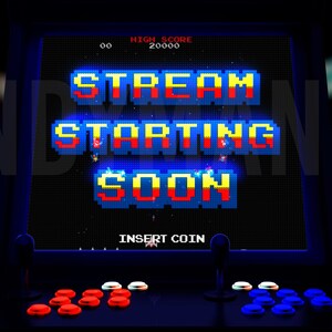 Animated Arcade Stream Overlay Bundle - Etsy