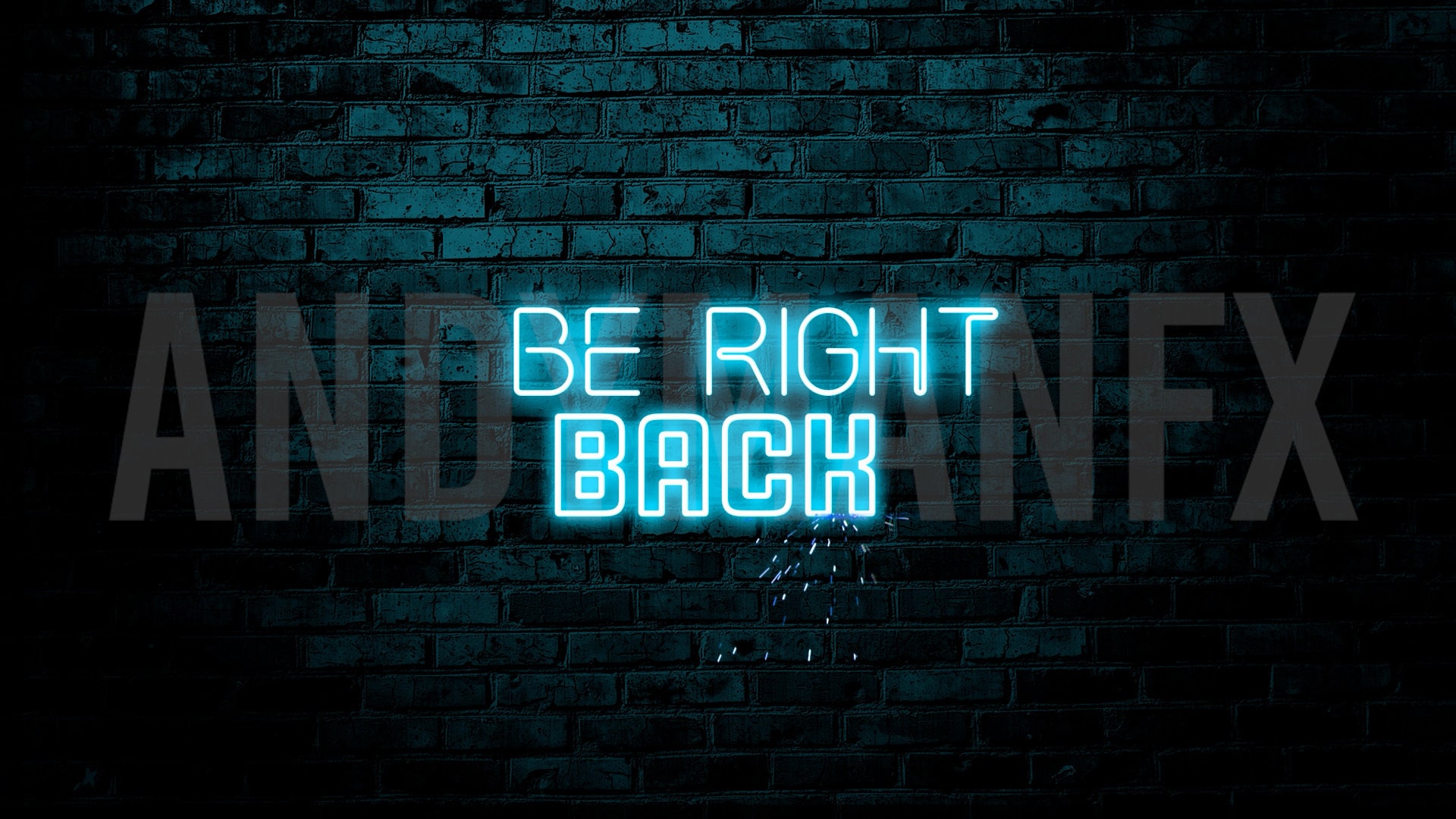 Animated Neon Sign Overlay Bundle cyan - Etsy