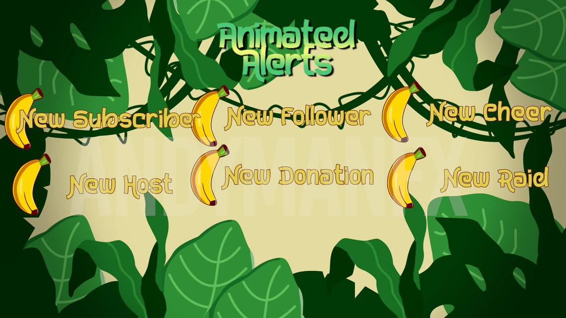 Animated Monkey Overlay Bundle - Etsy