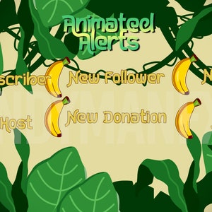 Animated Monkey Overlay Bundle - Etsy