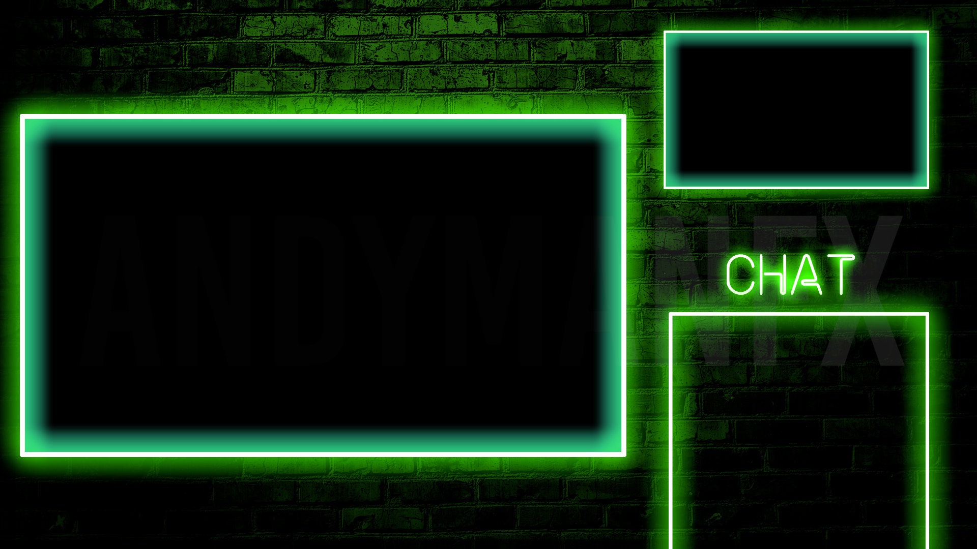 Animated Neon Sign Overlay Bundle green - Etsy