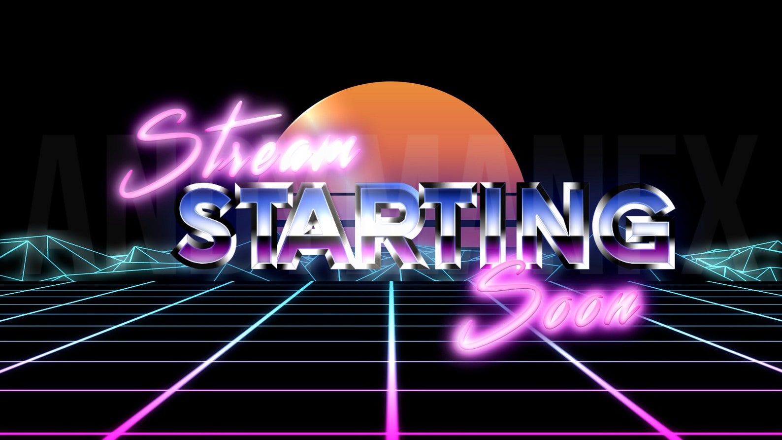 Vaporwave Overlay Pack - Etsy