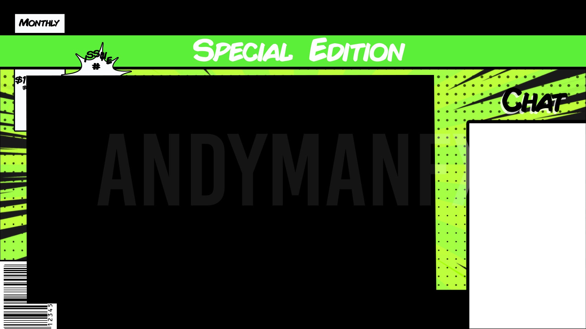 Comic Book Theme Overlay Bundle W/ Page Turn Transition and Panels - Etsy