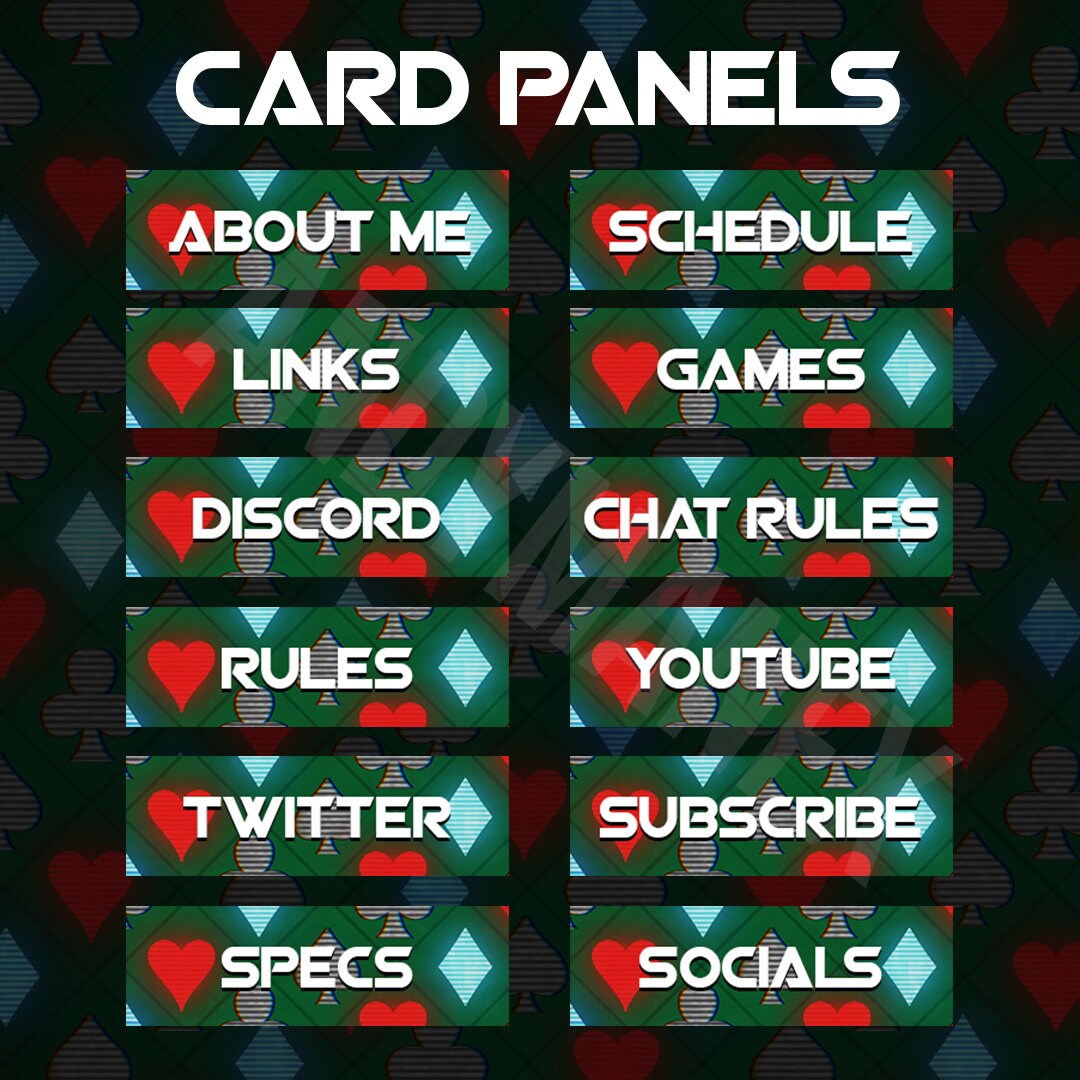 Animated Card Theme Overlay Bundle - Etsy