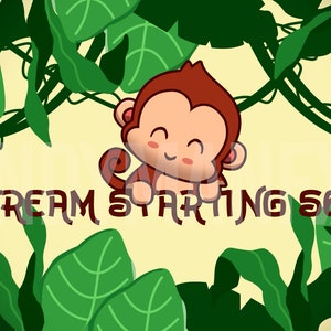 Animated Monkey Overlay Bundle - Etsy