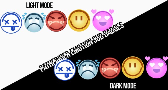 Pathfinder Emotion Sub Badges | Etsy Canada