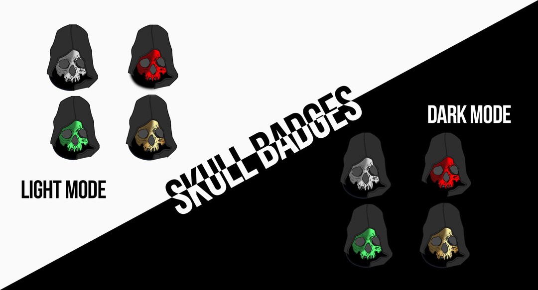 Skull Sub Badges - Etsy
