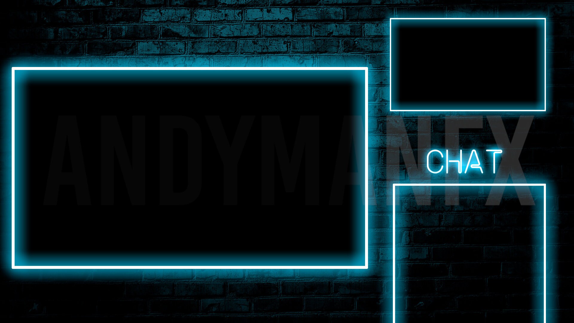 Animated Neon Sign Overlay Bundle cyan - Etsy