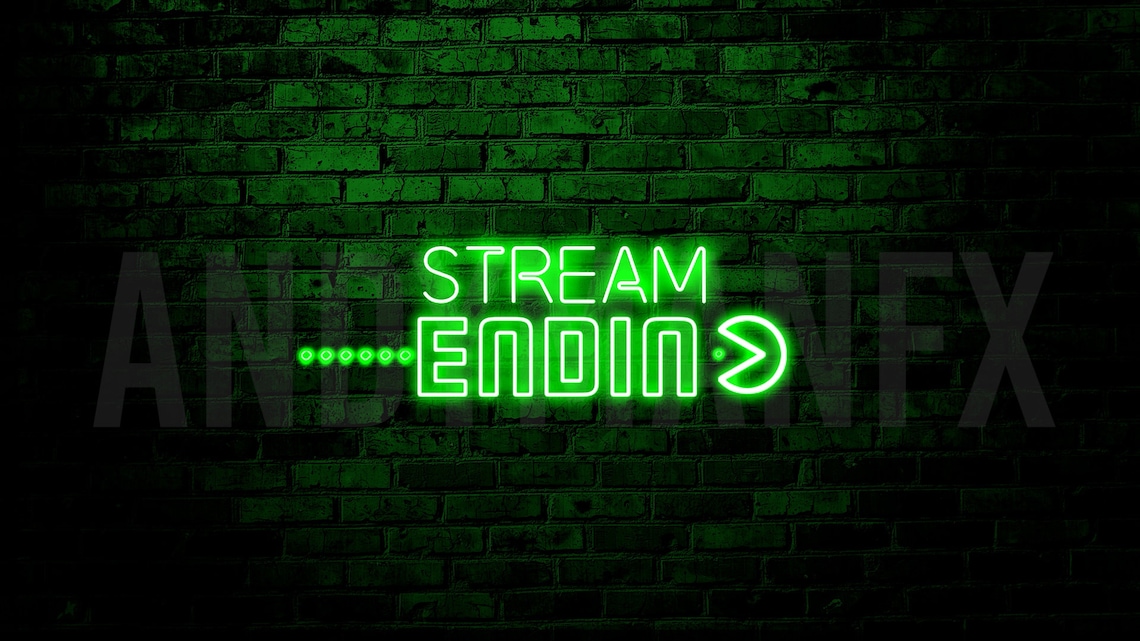 Animated Neon Sign Overlay Bundle green - Etsy