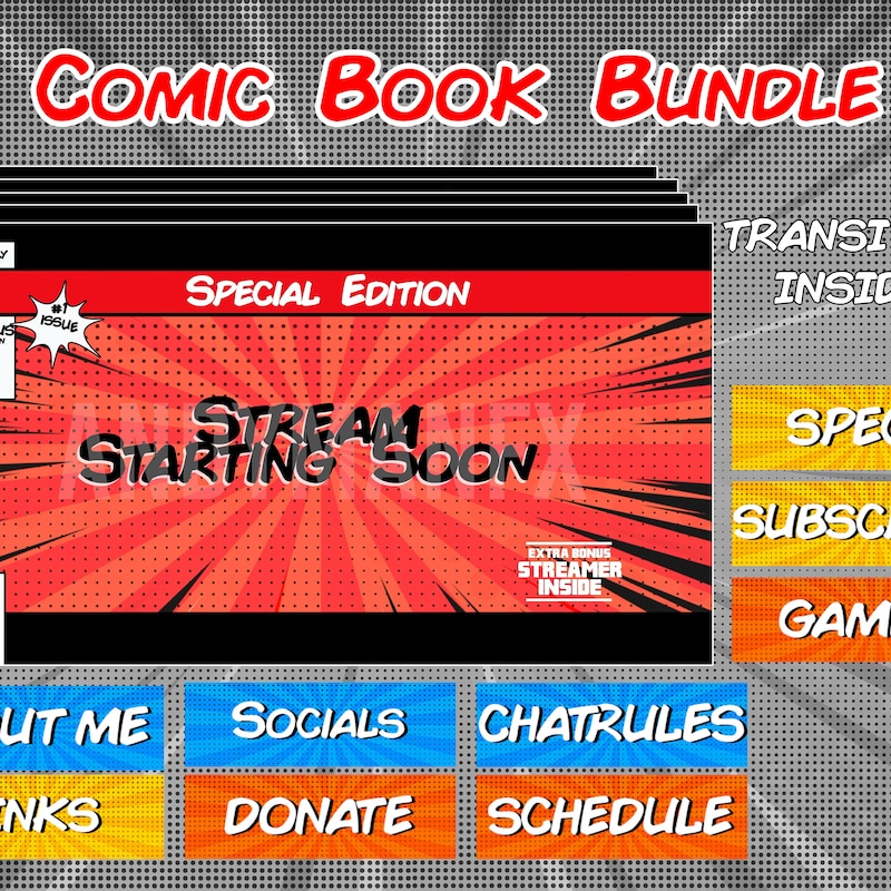 Comic Panels - Etsy