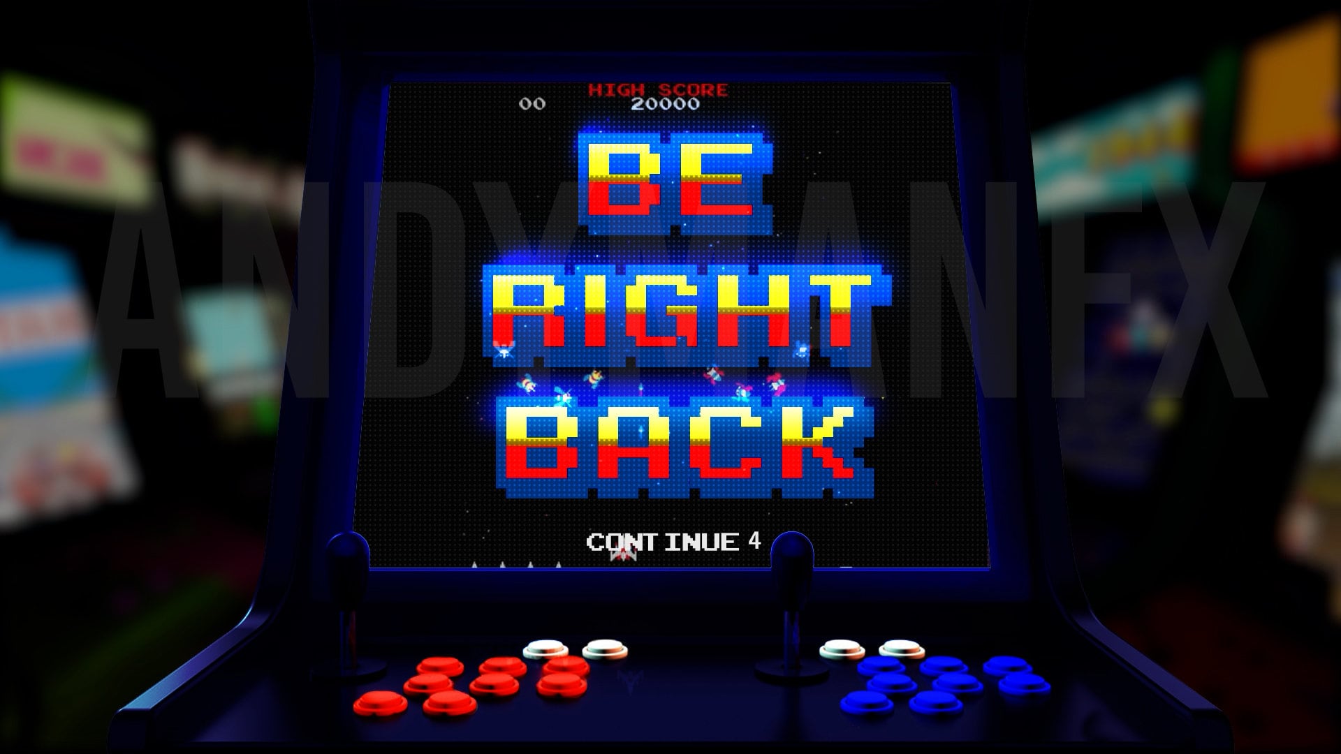 Animated Arcade Stream Overlay Bundle - Etsy