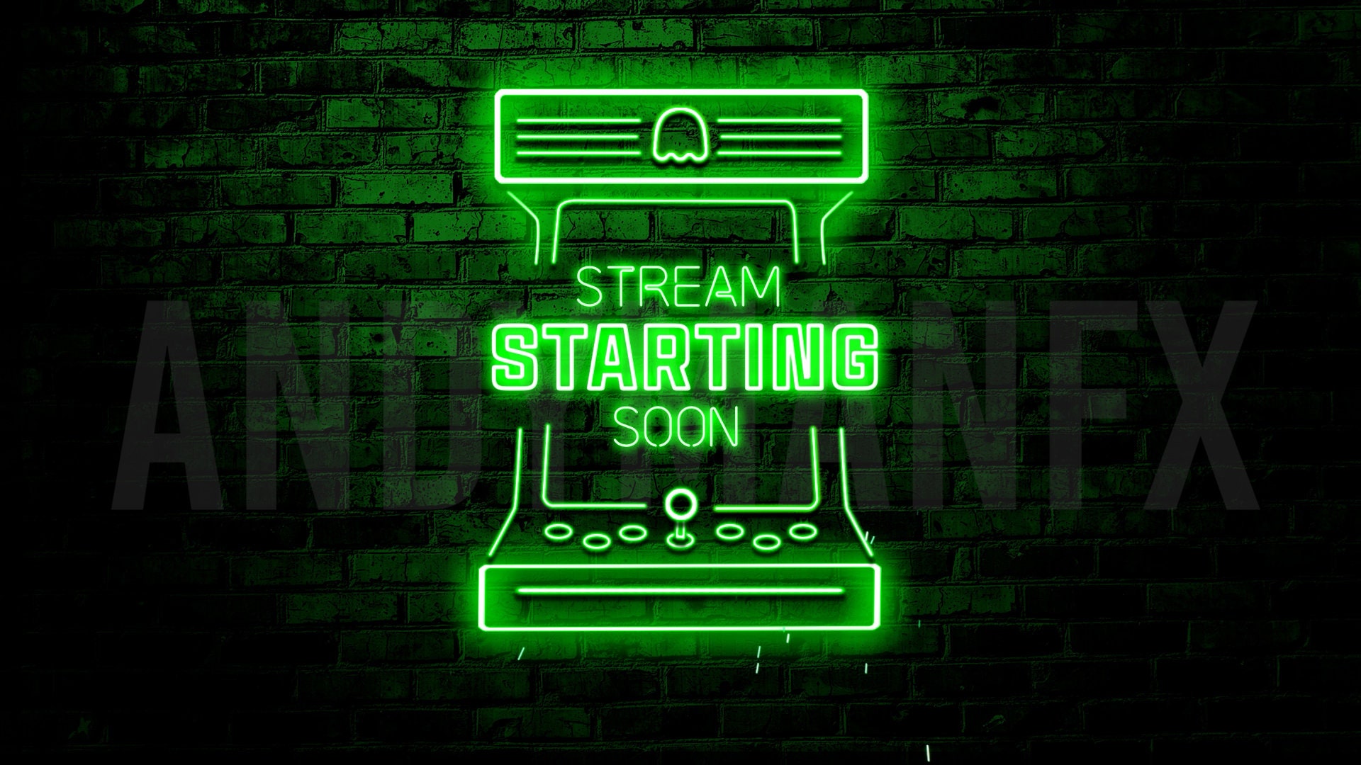 Animated Neon Sign Overlay Bundle green - Etsy