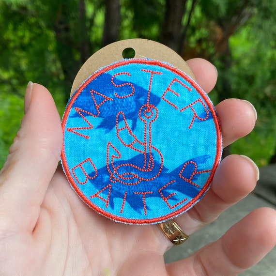 Made to Order Master Baiter Fishing Patch Adult Humor - Etsy