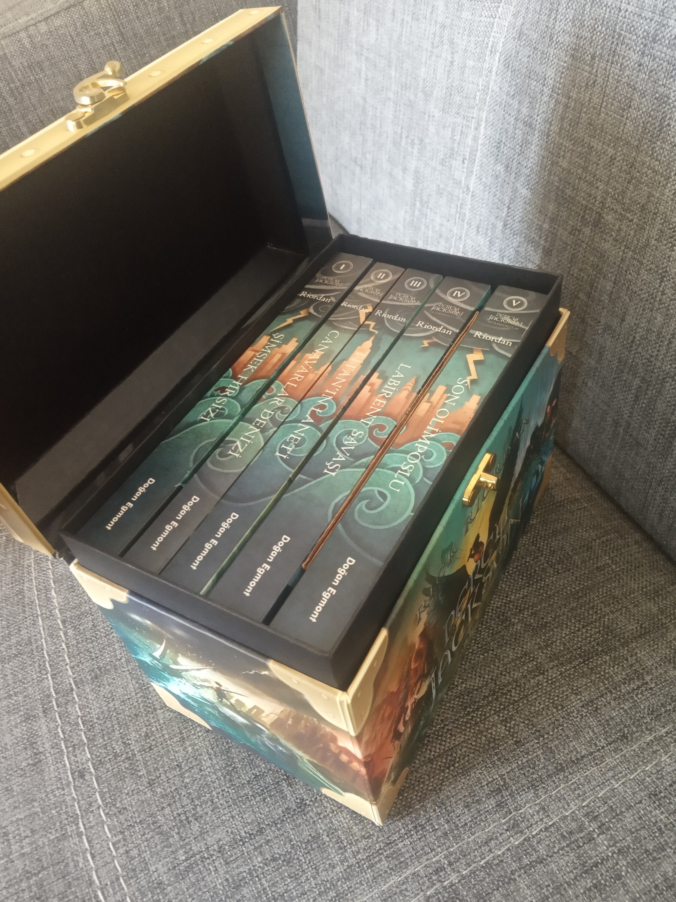 Percy Jackson Box Set Including the Map, 1-5, Very Rare, Limited ...