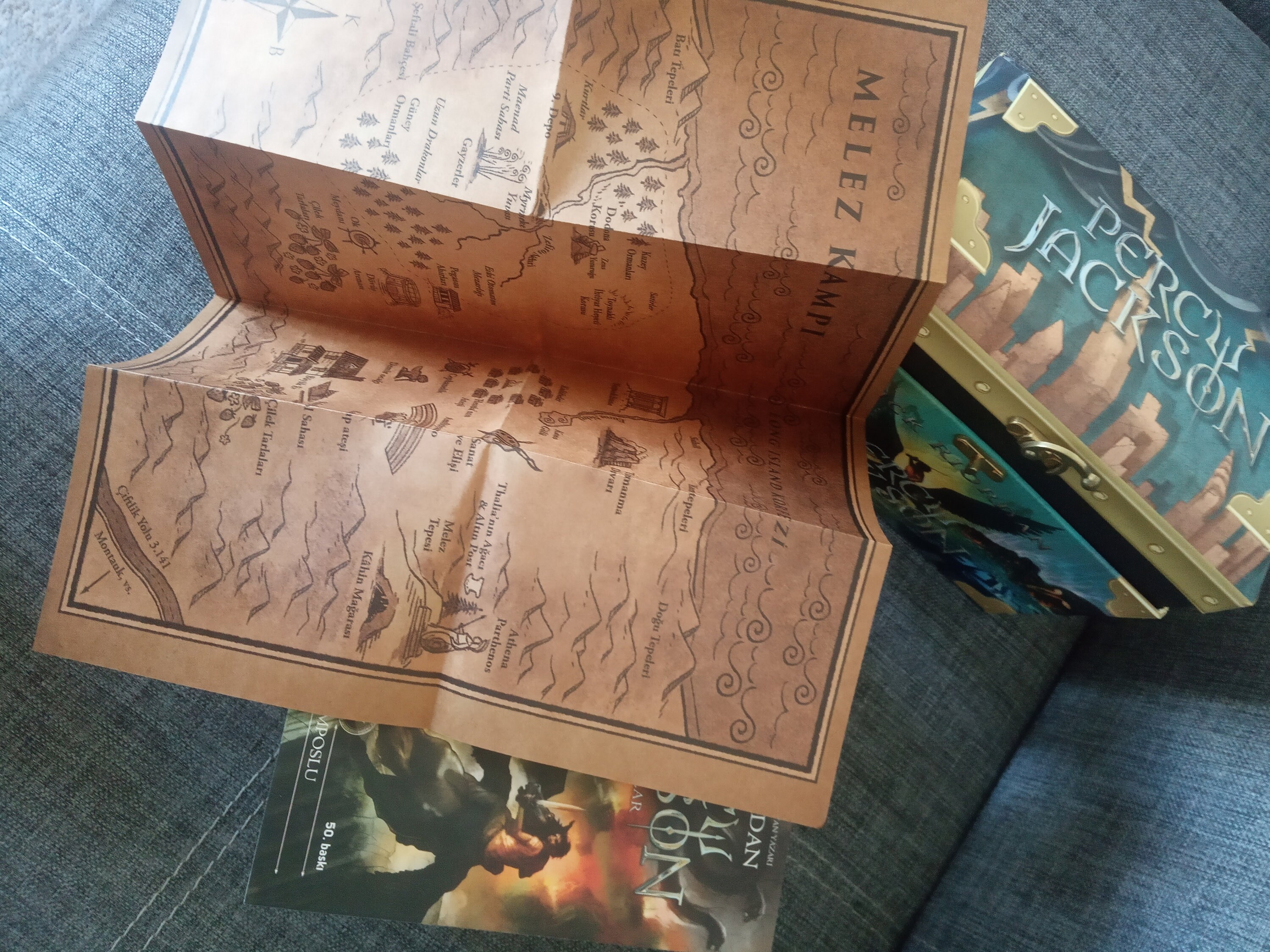 Percy Jackson Box Set Including the Map, 1-5, Very Rare, Limited ...