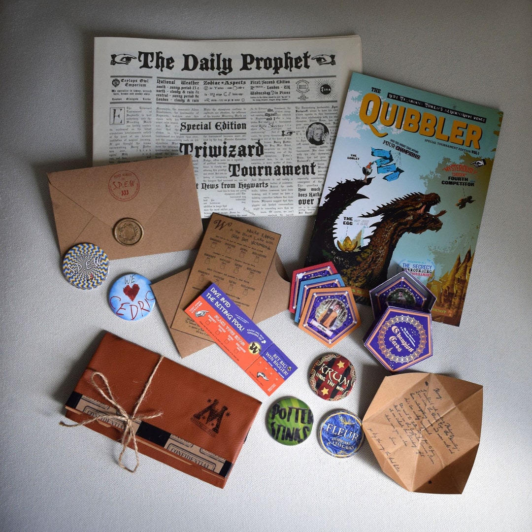 Wizarding World Gift Box, 8 Magical Items From the Triwizard Tournament ...