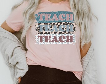 Leopard Print Teacher Squad - Etsy