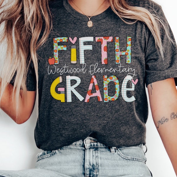 5th Grade Teacher Shirt - Etsy