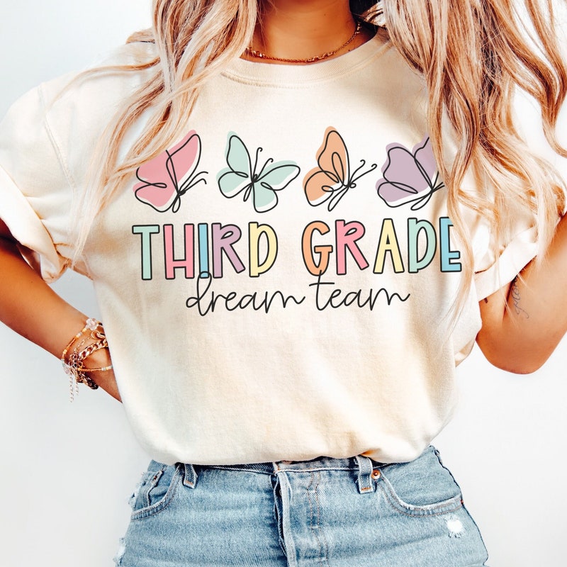 Third Grade Dream Team Png - Etsy